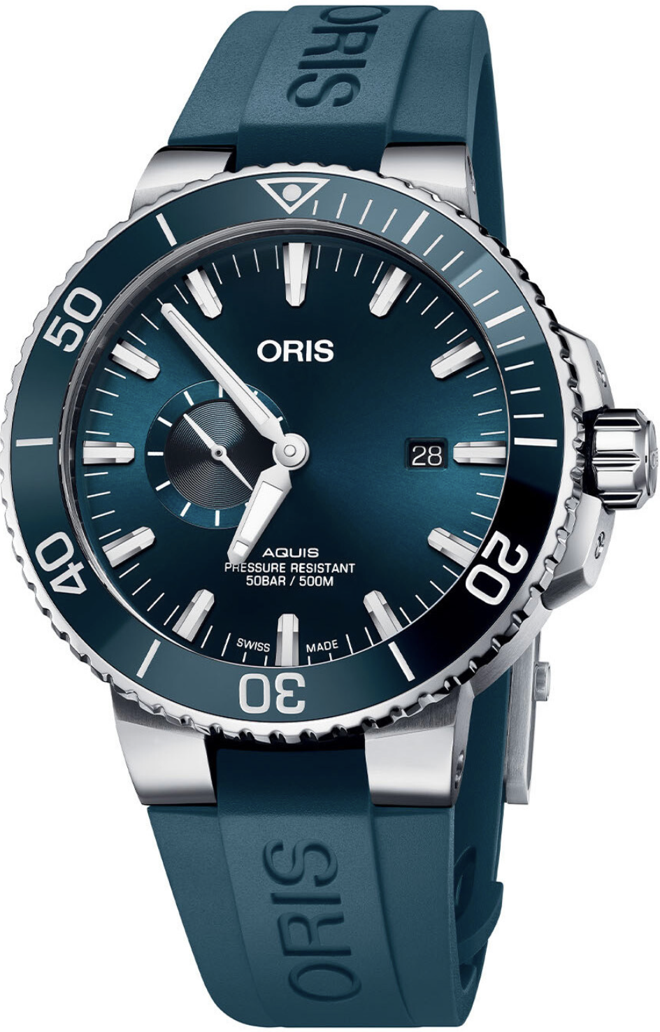 Oris Aquis Small Seconds Blue Dial-$2,700 | Amit Dev Handa