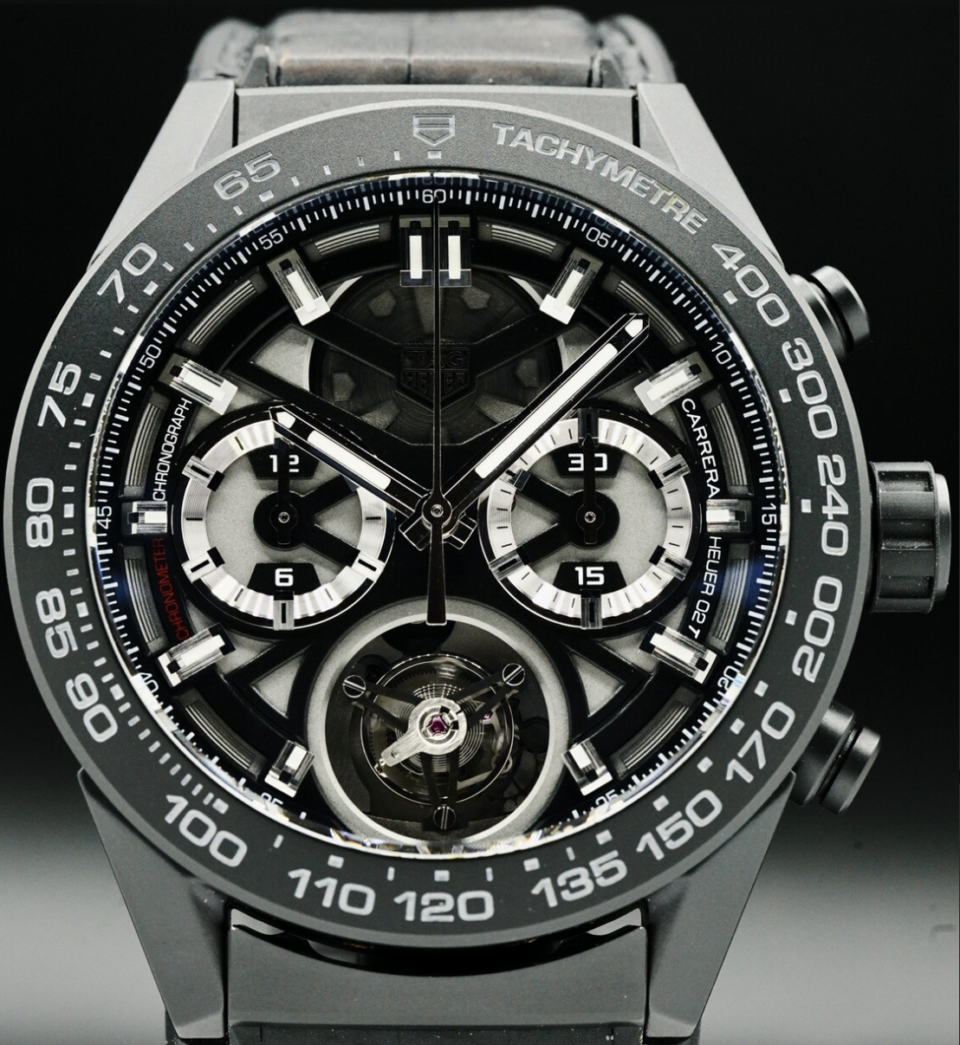 Tag Heuer Black Phantom Limited Edition Tourbillon Ceramic CAR5A90 ...