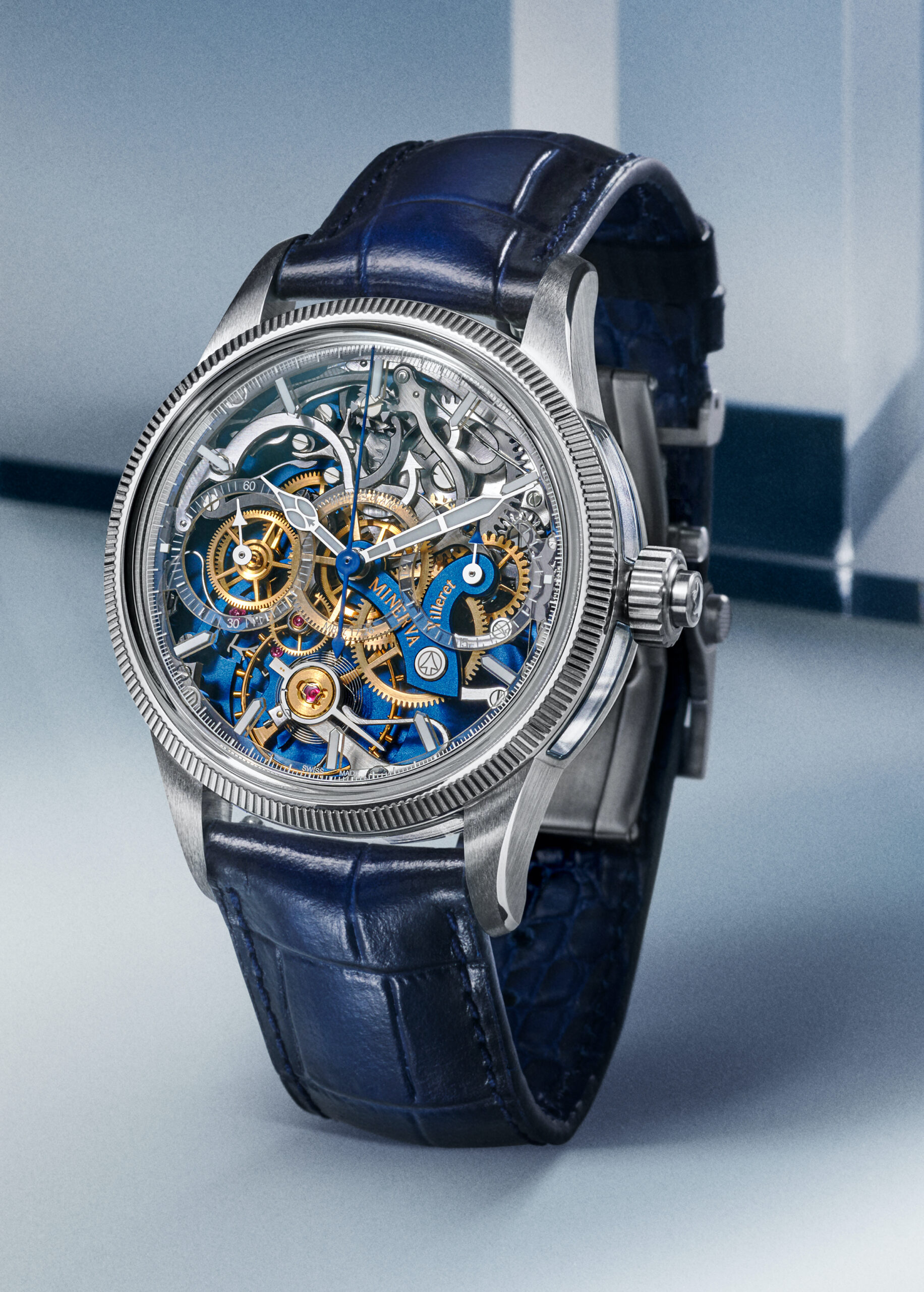 Montblanc released the 1858 Minerva Chronograph "The Unveiled" at ...