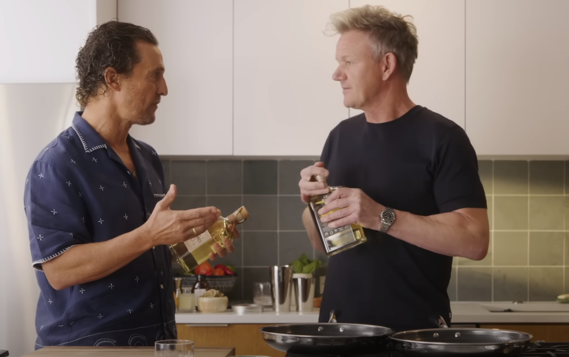 Gordon Ramsay wore a Rolex Air King while teaching Matthew McConaughey ...